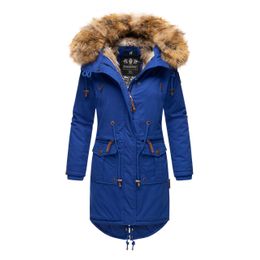 Navahoo Damen Winterjacke Rosinchen &ndash; Klassischer Parka mit Abnehmbarem Kunstfellkragen