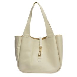 Roberta M Beige Rindsledertasche