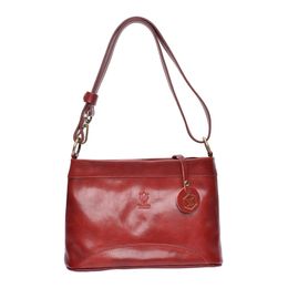 Luisa Vannini Rot Rindsledertasche