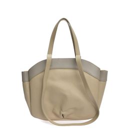 Anna Luchini Beige Rindsledertasche