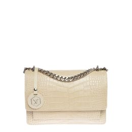 Luisa Vannini Beige Rindsledertasche