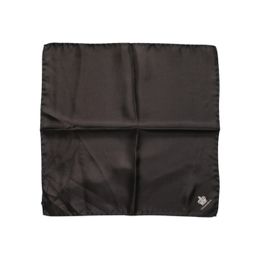 Dolce & Gabbana Brauner DG Crown Seidentuch Herren Schal