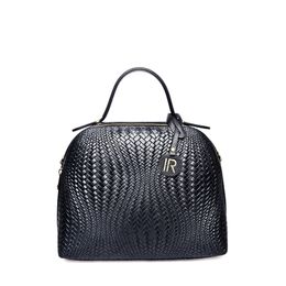 Isabella Rhea Schwarz Rindsledertasche