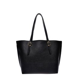 Isabella Rhea Schwarz Rindsledertasche