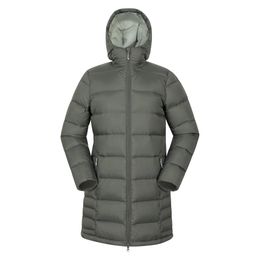 Mountain Warehouse - "Stratus Extreme" Daunenjacke f&uuml;r Damen, Packable, Lang (Khakigr&uuml;n)