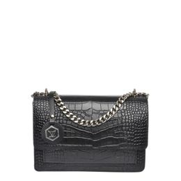 Luisa Vannini Schwarz Rindsledertasche