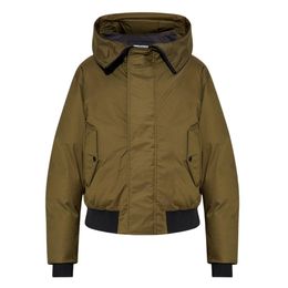 Dsquared2 Techno Daunen-bomberjacke Mit Kapuze, Milit&auml;rgr&uuml;n