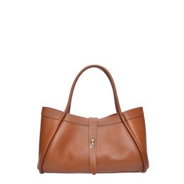 Luisa Vannini Braun Rindsledertasche