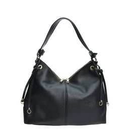 Isabella Rhea Schwarz Rindsledertasche