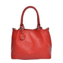 Roberta M Rot Rindsledertasche
