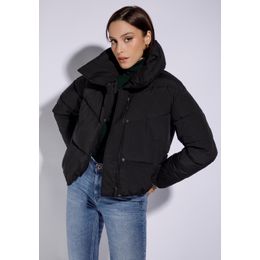 Wittchen Damen-Steppjacke im Oversize-Schnitt, Schwarz, Polyester