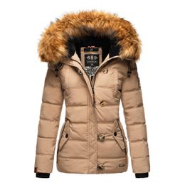Navahoo Damen Winterjacke Zoja &ndash; Warm, Stylisch & Mit Abnehmbarem Kunstfellkragen