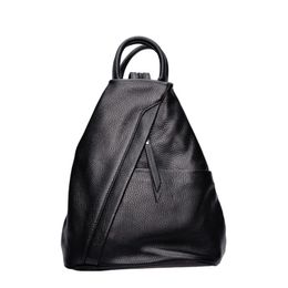 Isabella Rhea Schwarz Rindsledertasche