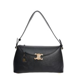 Anna Luchini Schwarz Rindsledertasche