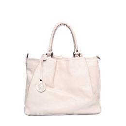 Luisa Vannini Beige Rindsledertasche