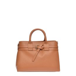 Isabella Rhea Braun Rindsledertasche