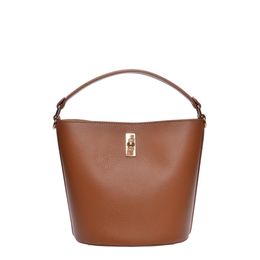 Luisa Vannini Braun Rindsledertasche