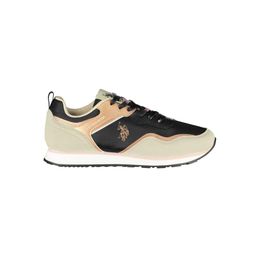 U.S. Polo Assn. L&auml;ssige Sneaker Ros&eacute;gold-Schwarz