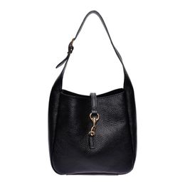 Anna Luchini Schwarz Rindsledertasche