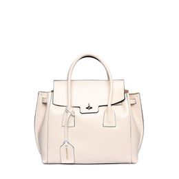 Luisa Vannini Beige Rindsledertasche