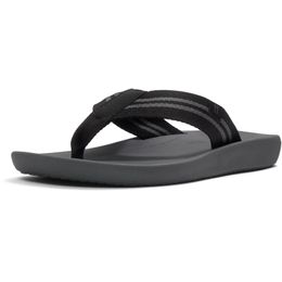 fitflop iQushion Polyester Herren Sandalen in Schwarz/Grau