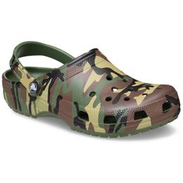 Crocs Classic Camouflage Eva Herren Army Gr&uuml;n Clogs