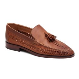 Base London Bracken Loafer Leder Herren Tan Slipper
