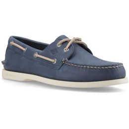 Sperry Authentische 2-Augen-Boots-Leder-Schuhe f&uuml;r Herren in Marineblau