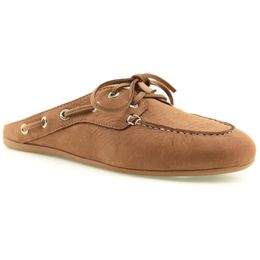 Sperry Slimboat Leder Damen Mokassins in Tan