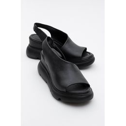 Agusto Leder-Plateau-Sandale (Damen)
