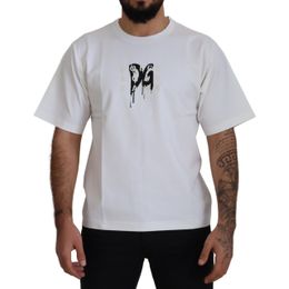 Dolce & Gabbana Dolce Gabbana Graffiti-Druck T-Shirt