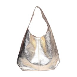 Luisa Vannini Gold Rindsledertasche