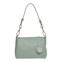 Luisa Vannini Gr&uuml;n Rindsledertasche