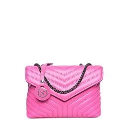 Luisa Vannini Fuchsia Rindsledertasche