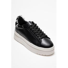 Anabel Leder Plateau Turnschuhe Damen