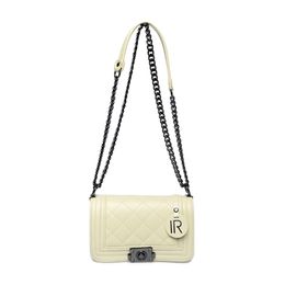 Isabella Rhea Beige Rindsledertasche