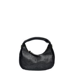 Anna Luchini Schwarz Rindsledertasche
