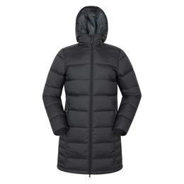 Mountain Warehouse - "Stratus Extreme" Daunenjacke f&uuml;r Damen, Packable, Lang (Schwarz)