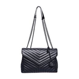 Luisa Vannini Schwarz Rindsledertasche