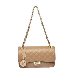 Isabella Rhea Beige Rindsledertasche