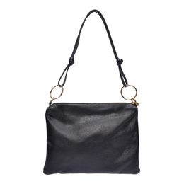 Luisa Vannini Schwarz Rindsledertasche