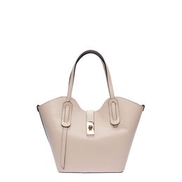 Isabella Rhea Beige Rindsledertasche