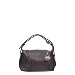 Roberta M Kastanienbraun Rindsledertasche