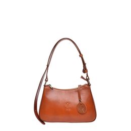 Isabella Rhea Braun Rindsledertasche