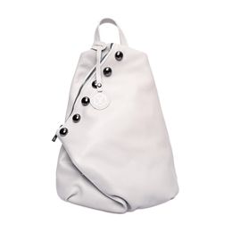 Luisa Vannini Grau Rindsledertasche