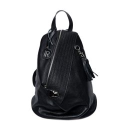 Isabella Rhea Schwarz Rindsledertasche