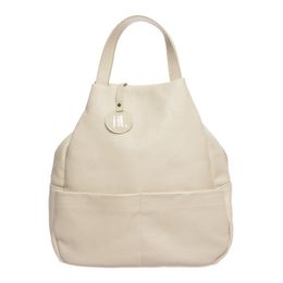 Anna Luchini Beige Rindsledertasche