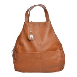 Anna Luchini Braun Rindsledertasche