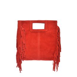 Anna Luchini Rot Rindsledertasche