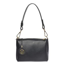 Luisa Vannini Schwarz Rindsledertasche